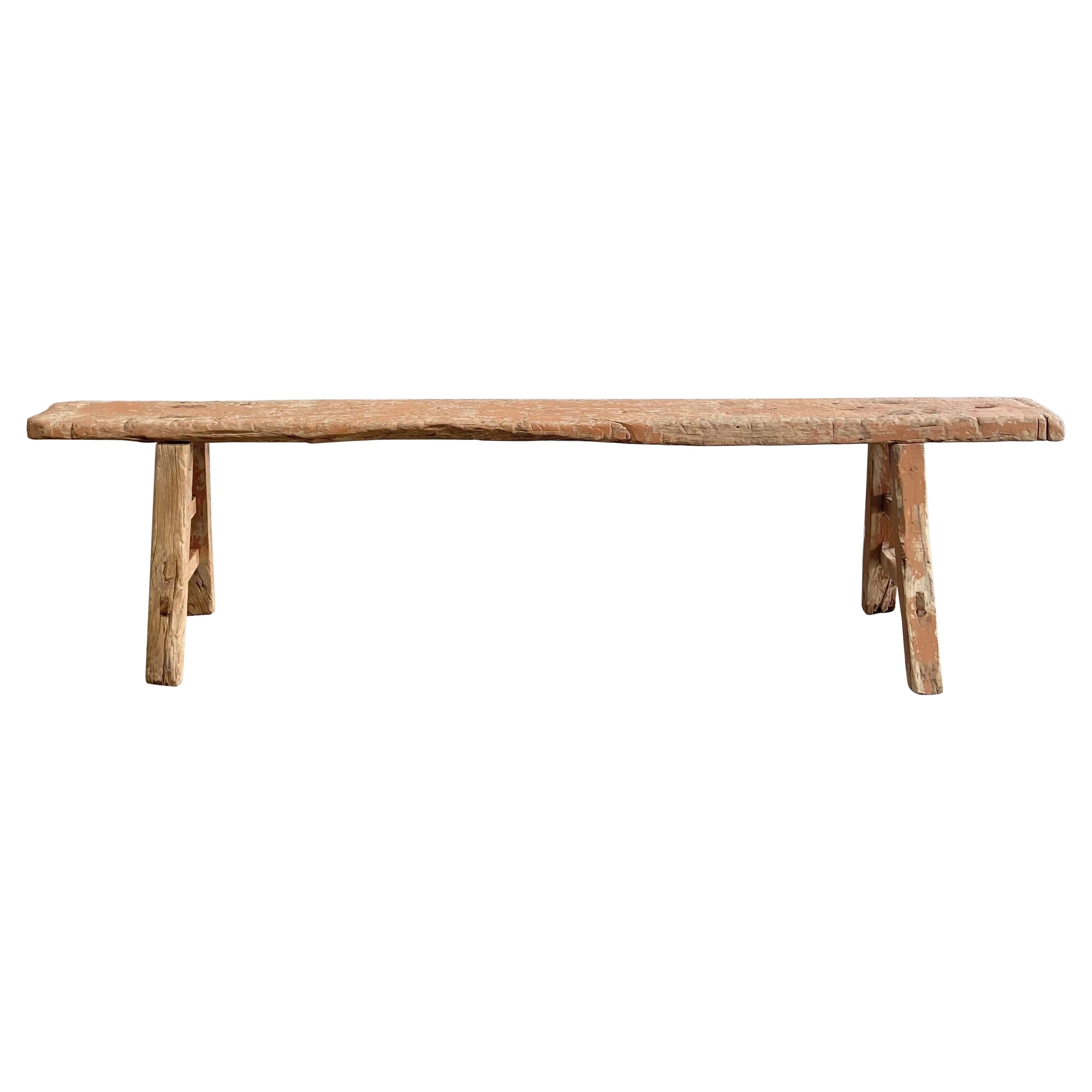 Bench Natural Wood For Sale at 1stDibs