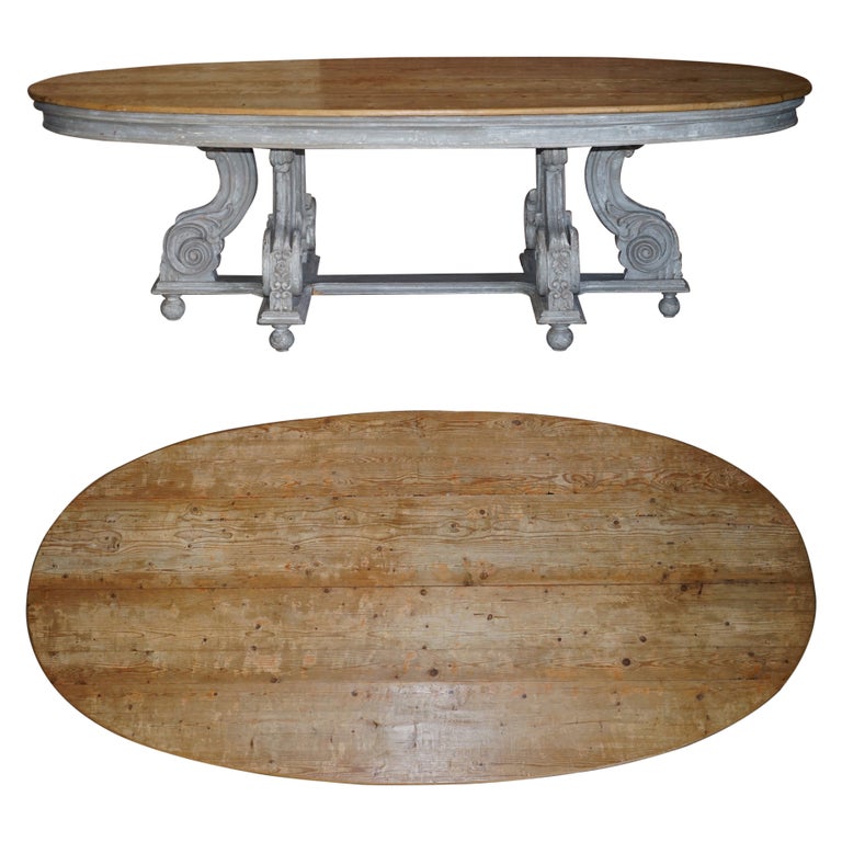 Antique 19th Century French "Table De Fromage" Cheese Making Refectory ...