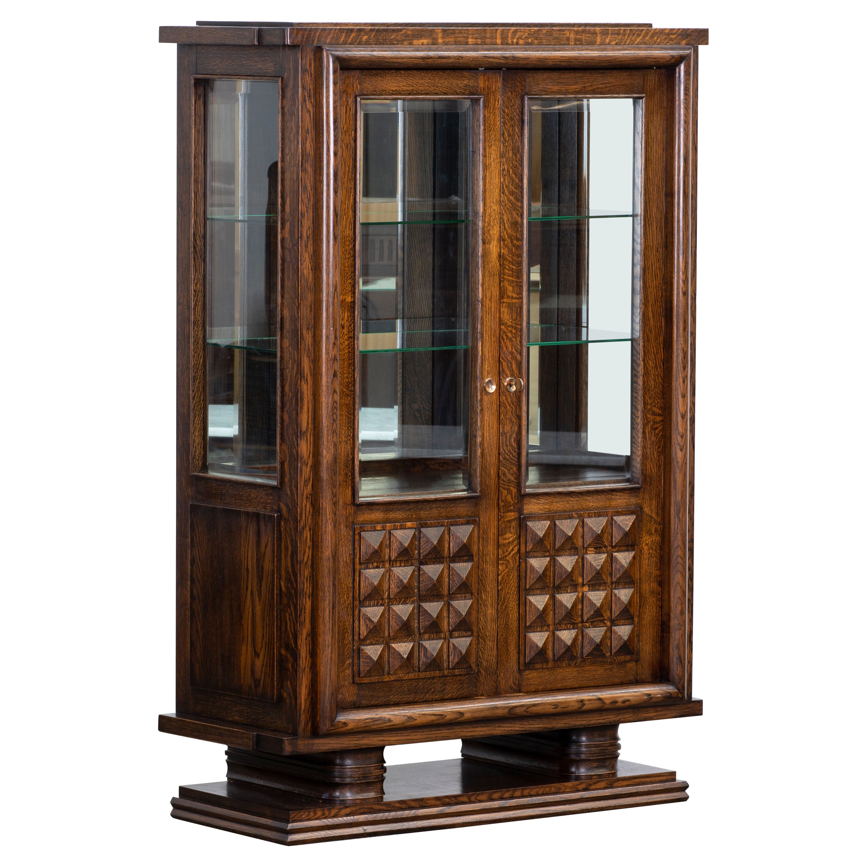 Brutalist Solid Oak Buffet, Spanish Colonial, 1940s at 1stDibs | 1940s ...