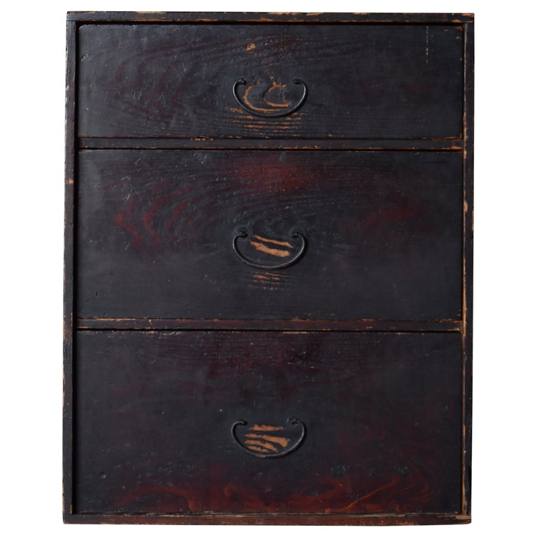 Japanese Antique Drawer 1860s-1920s/Tansu Chest of Drawers Cabinet ...