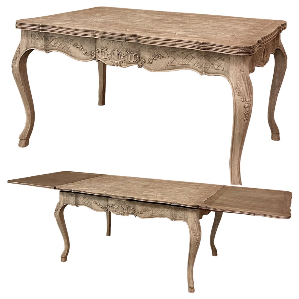 Antique Refectory Table, Antique Dining Table, Draw Leaf Table, 1920 at ...