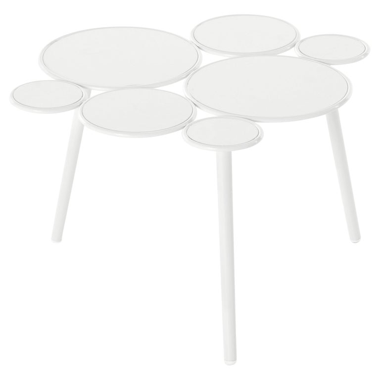 Grace Coffee Table with Light Gray Frame and Top by Paolo Grasselli at ...