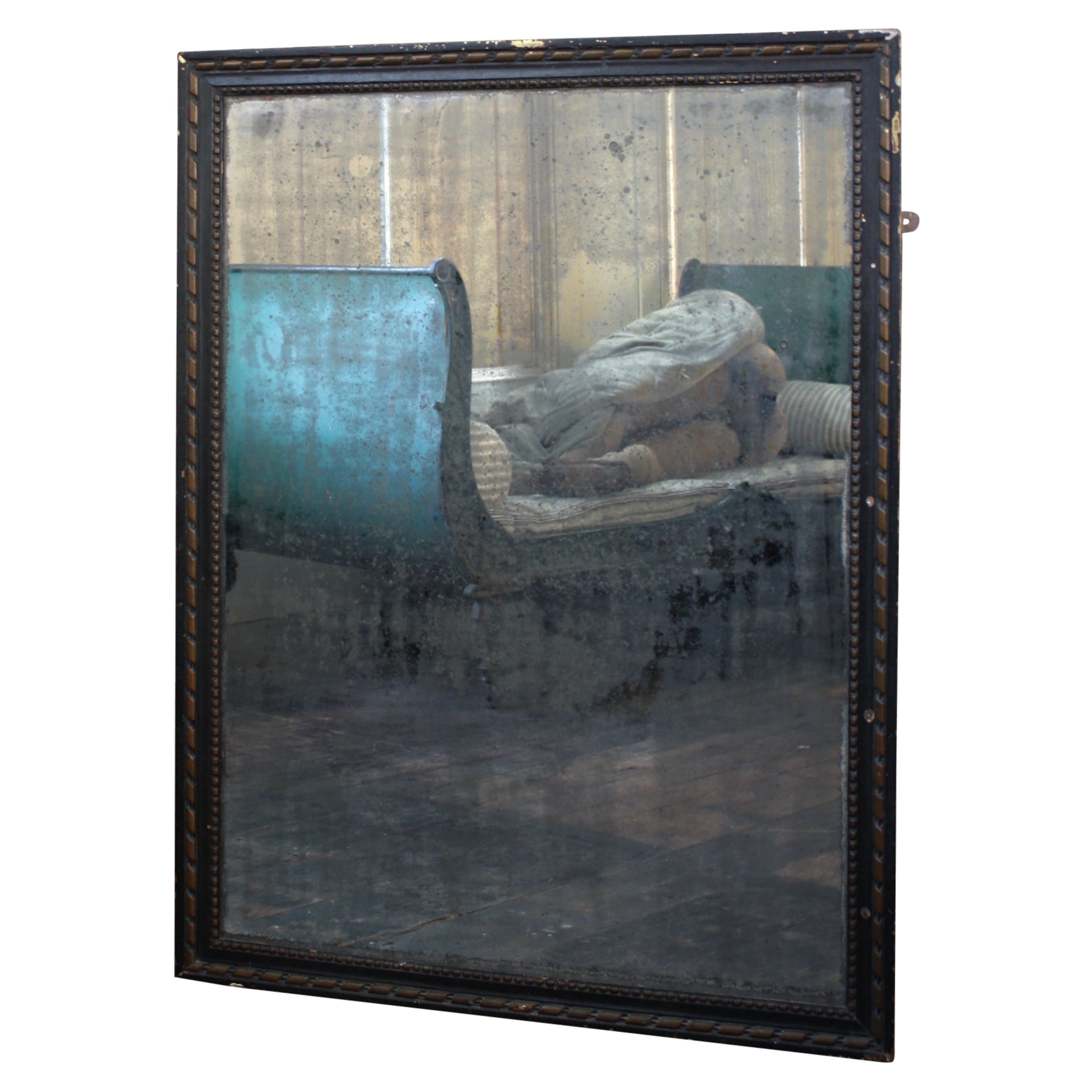 19th Century Oxidised Foxed Antique Ebonised Mercury Mirror Shop at ...