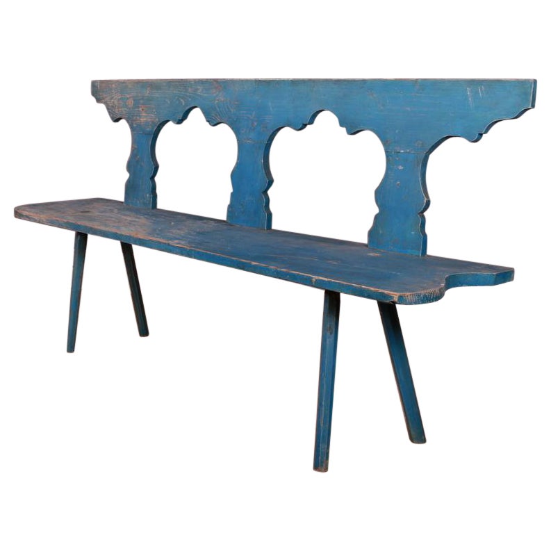 18th Century Dutch Original Painted Bench For Sale at 1stDibs