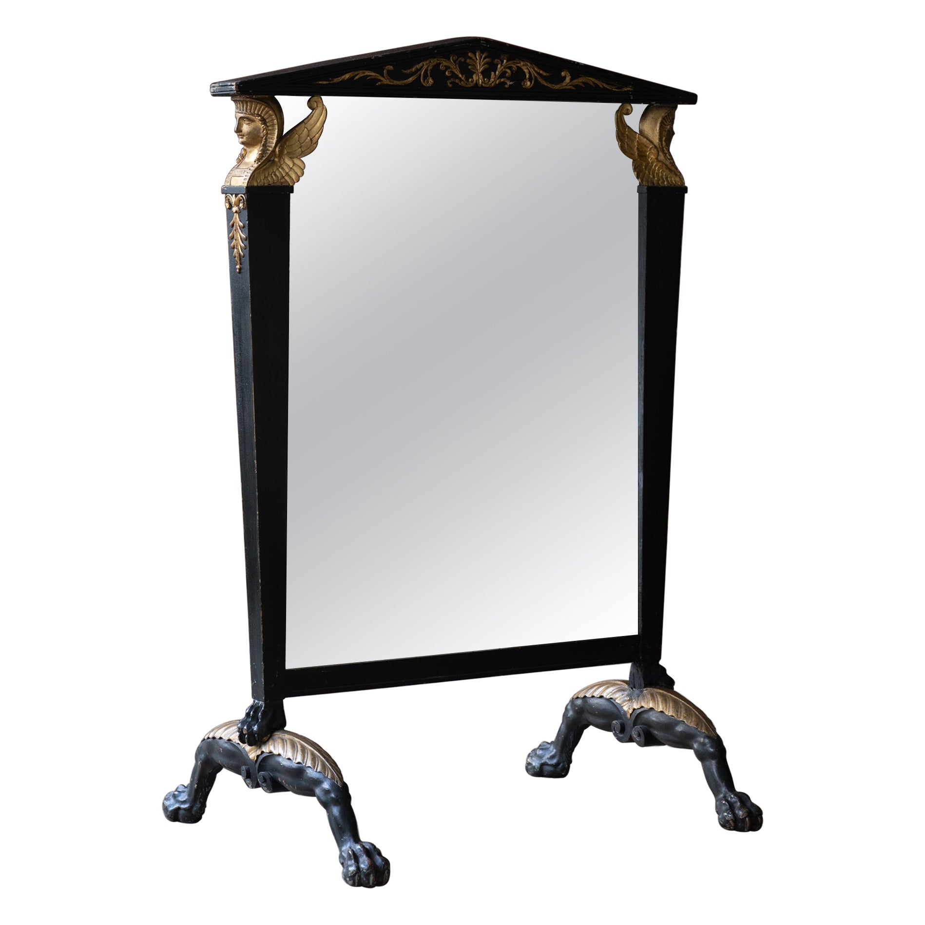 19th Century Gilt Wood Mirror in the Manner of Thomas Johnson For Sale ...