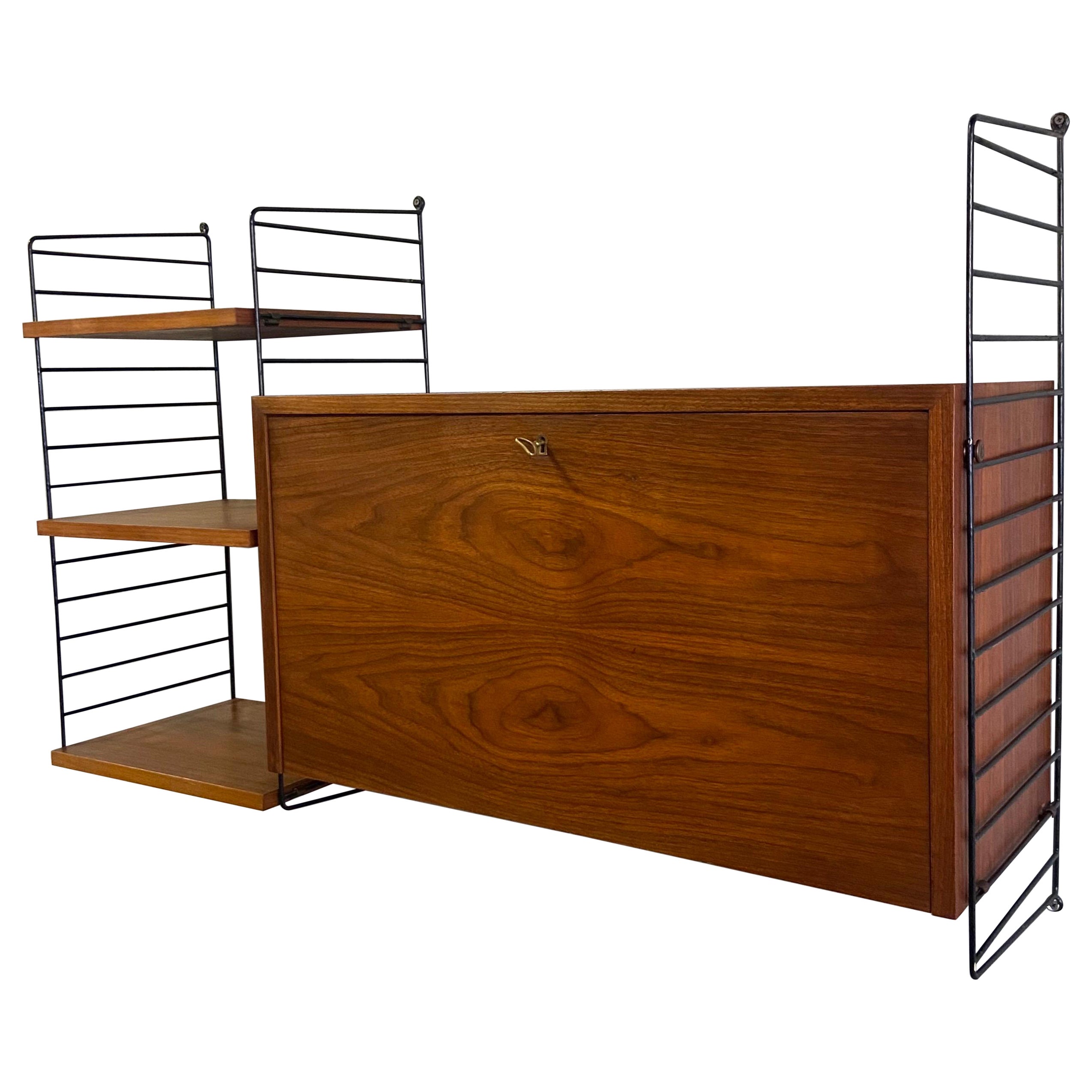 Original Midcentury String Shelving Unit by Nils Strinning at 1stDibs