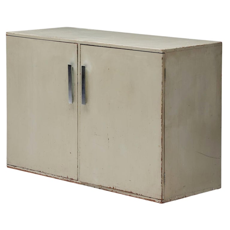 Gerald Summers Modernist Side Board, Grey Painted Wood, 1930s For Sale ...