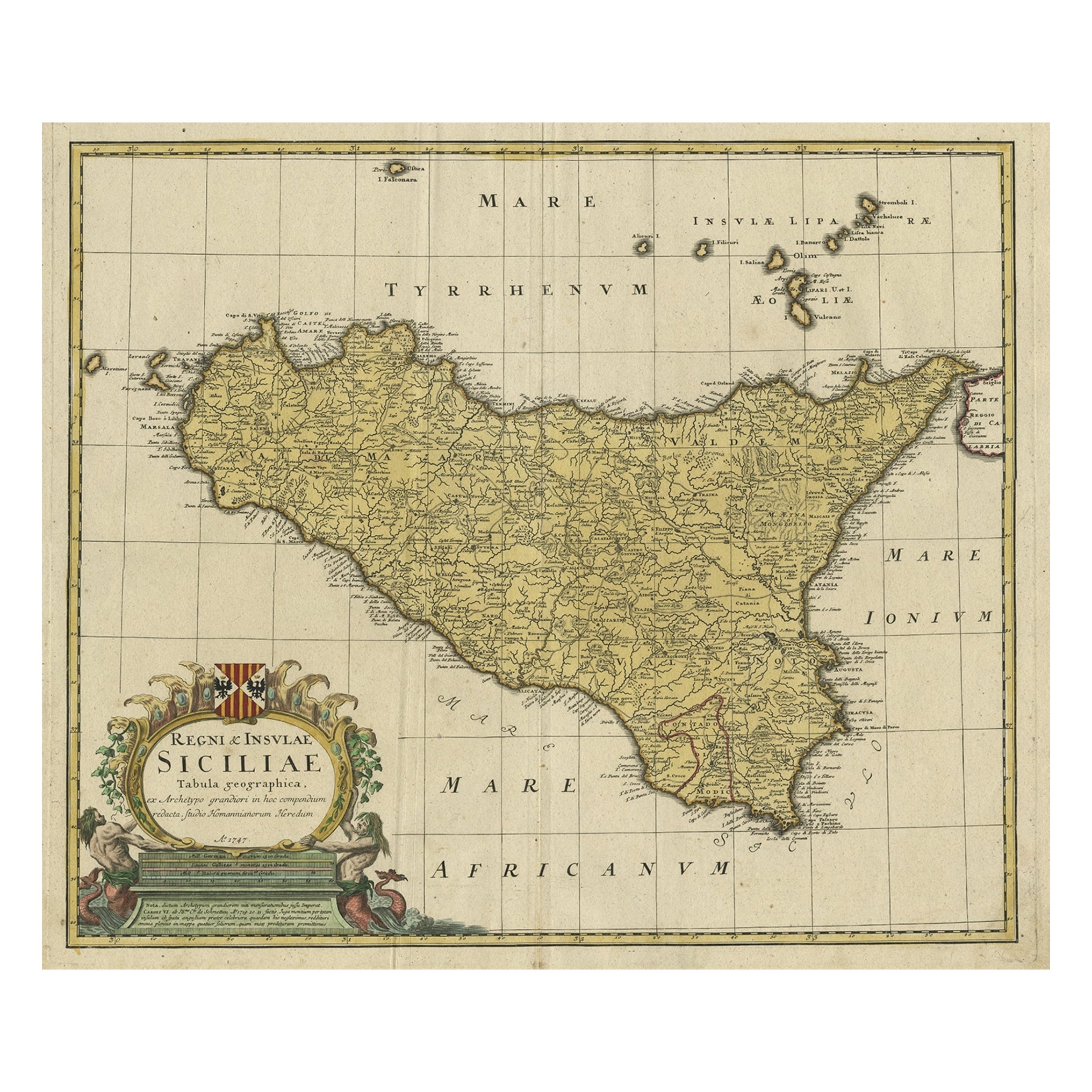 Detailed Map of the Island of Gorée off of the Coast of Dakar, Senegal ...