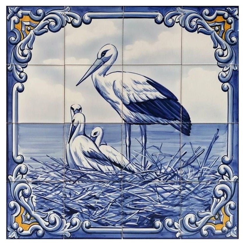 Stan Bitters "Self Portrait" Ceramic Tiles at 1stDibs