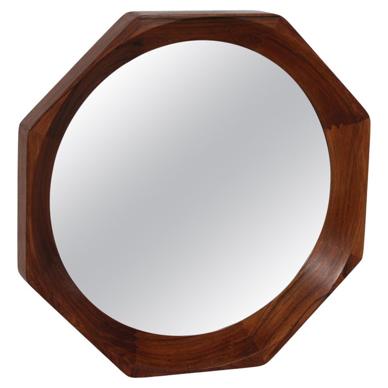 Danish Modern 8-Angular Wall Mirror Made in Denmark 1960's For Sale at ...