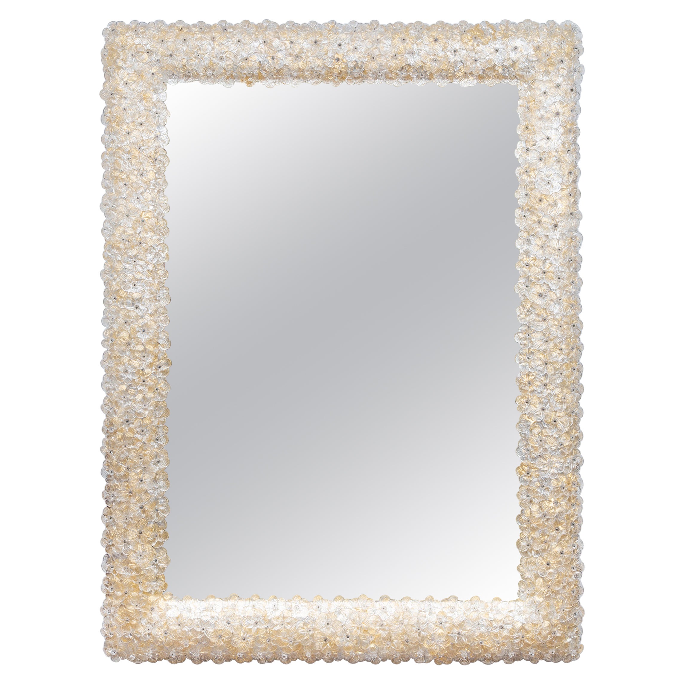 Murano Rectangular Wall Mirror at 1stDibs