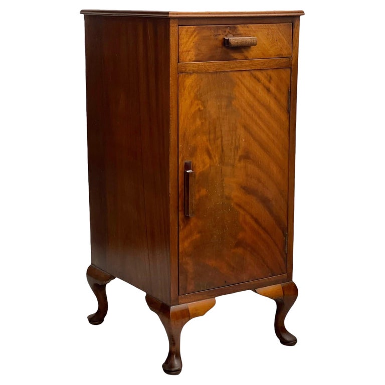 Vintage English Record Cabinet or Side Table at 1stDibs