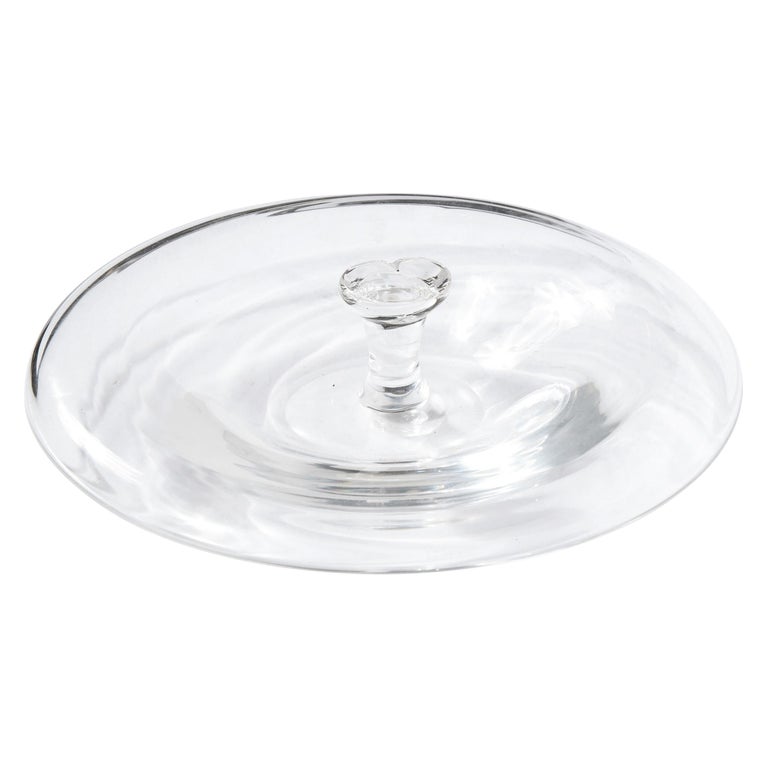 Mid-Century Modern Translucent Glass Decorative Dish by Elsa Peretti ...