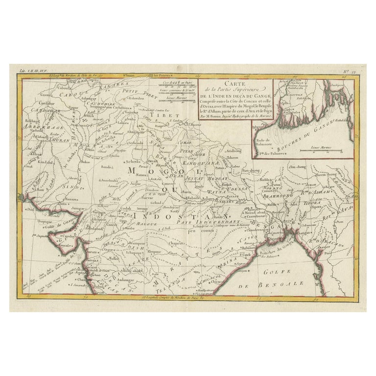Map of Northern India from Kandahar and Kashmir South as far as Decan ...