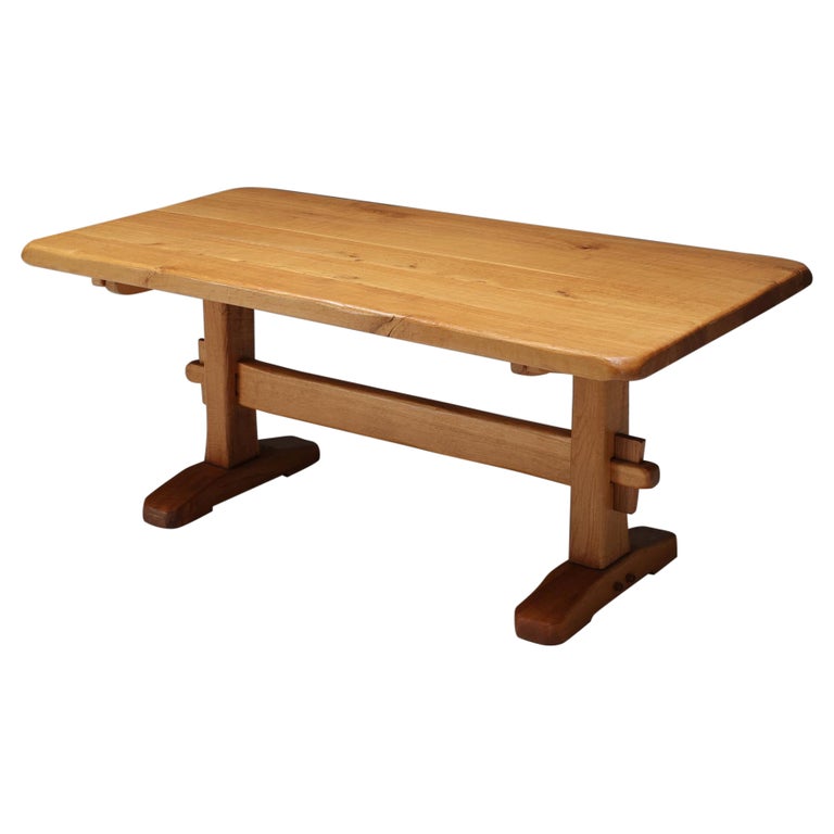 Rustic Pierre Chapo Style Dining Table, Minimalist Design, Writing ...
