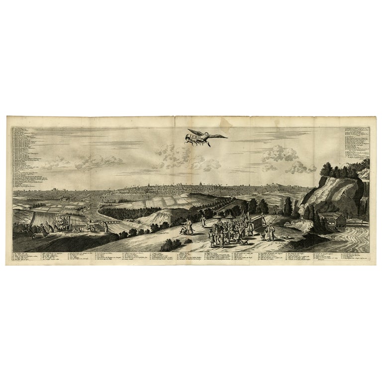 Antique Engraving of Edo 'or Jeddo, Yedo, Now Tokyo', 1669 For Sale at ...