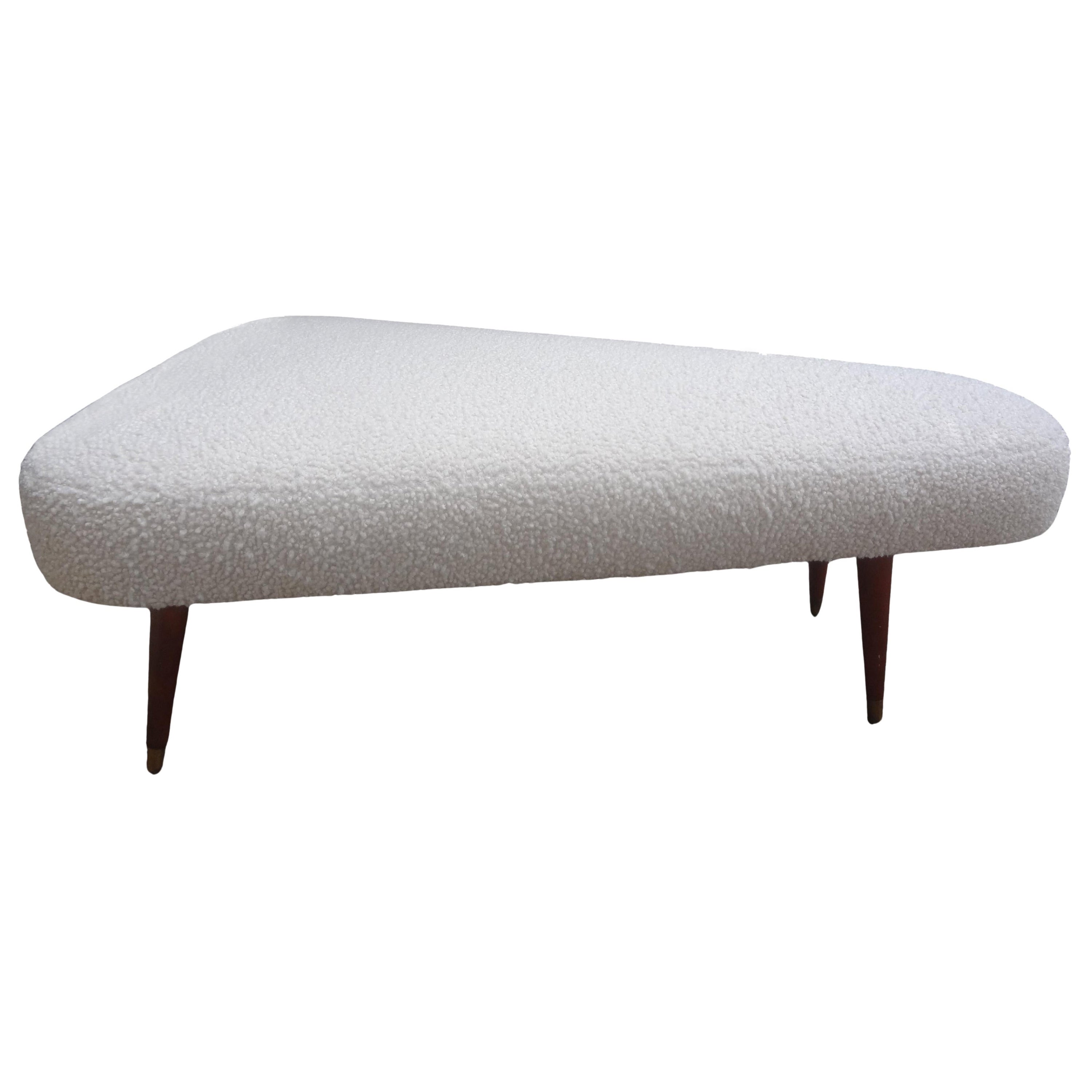 Pair of Mid-Century Modern Style Laser Cut Floral Pattern Cowhide ...