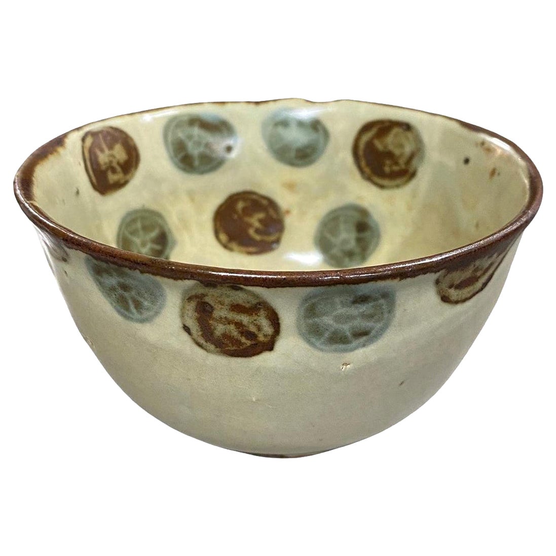 Izuru Yamamoto Japanese Bizen Ware Pottery Ceramic Chawan Tea Bowl Cup ...