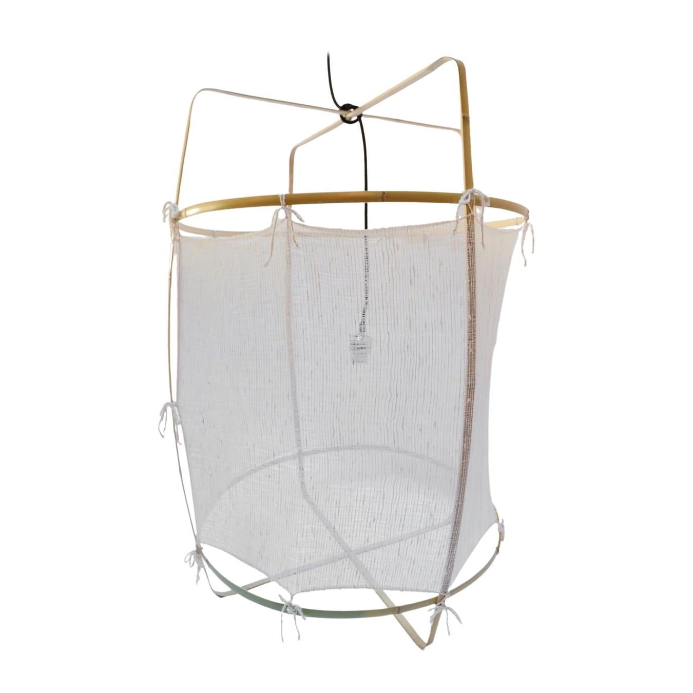 Z2 Blond Sisal Net Pendant Chandelier in Tea Dyed by Ay Illuminate For ...