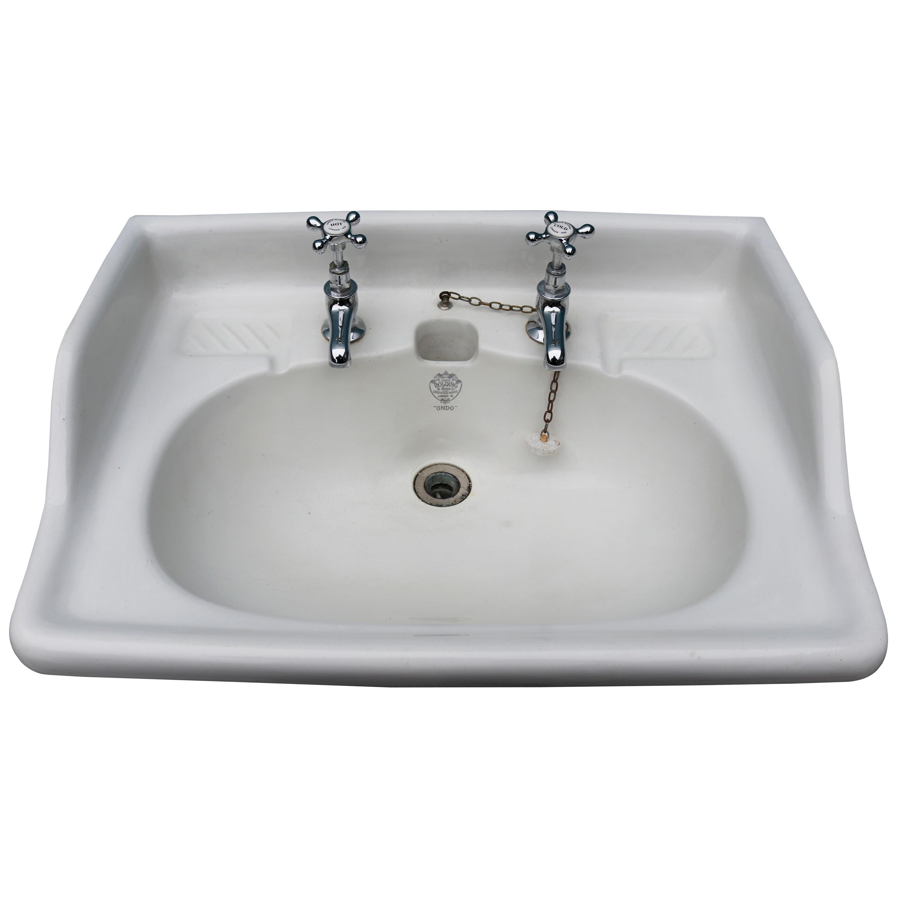 Antique Vitreous Enamelled Cast Iron Basin For Sale at 1stDibs ...