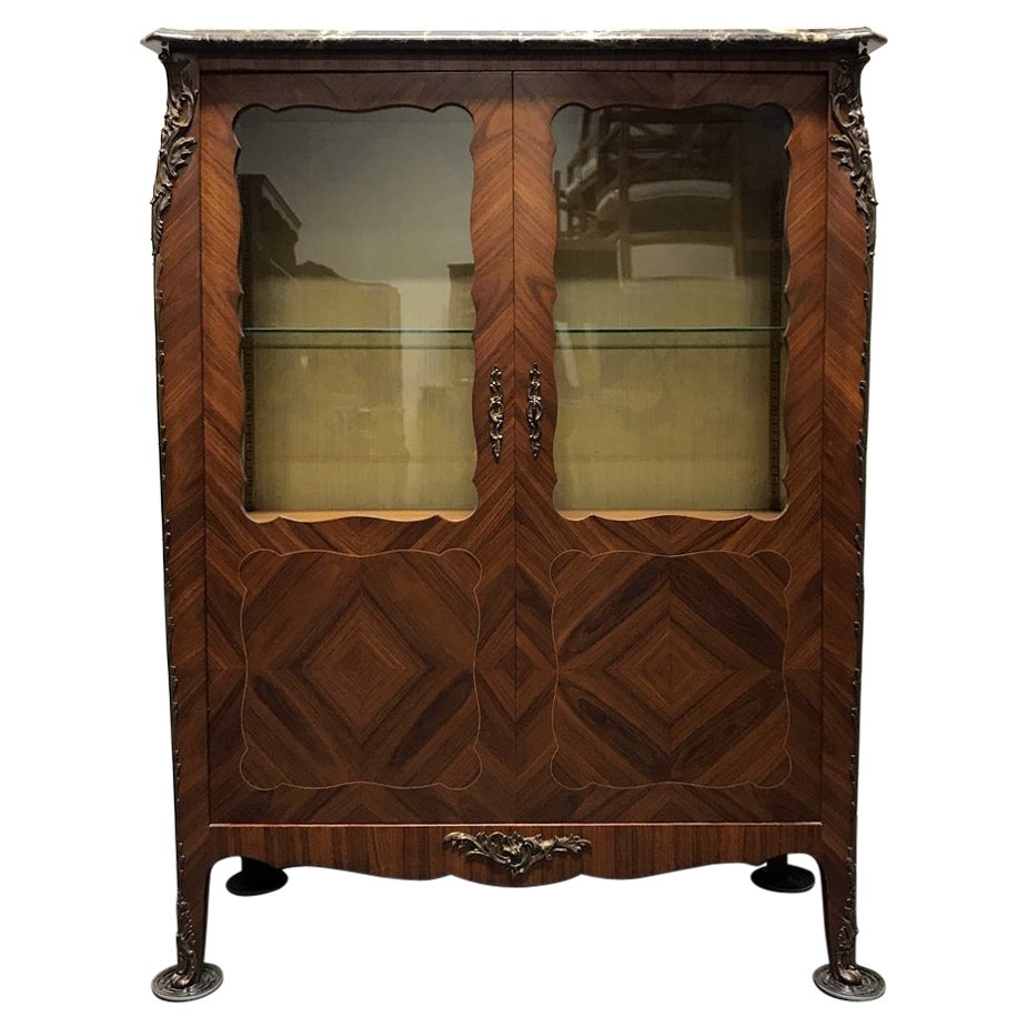 French Style Curio Cabinet at 1stDibs