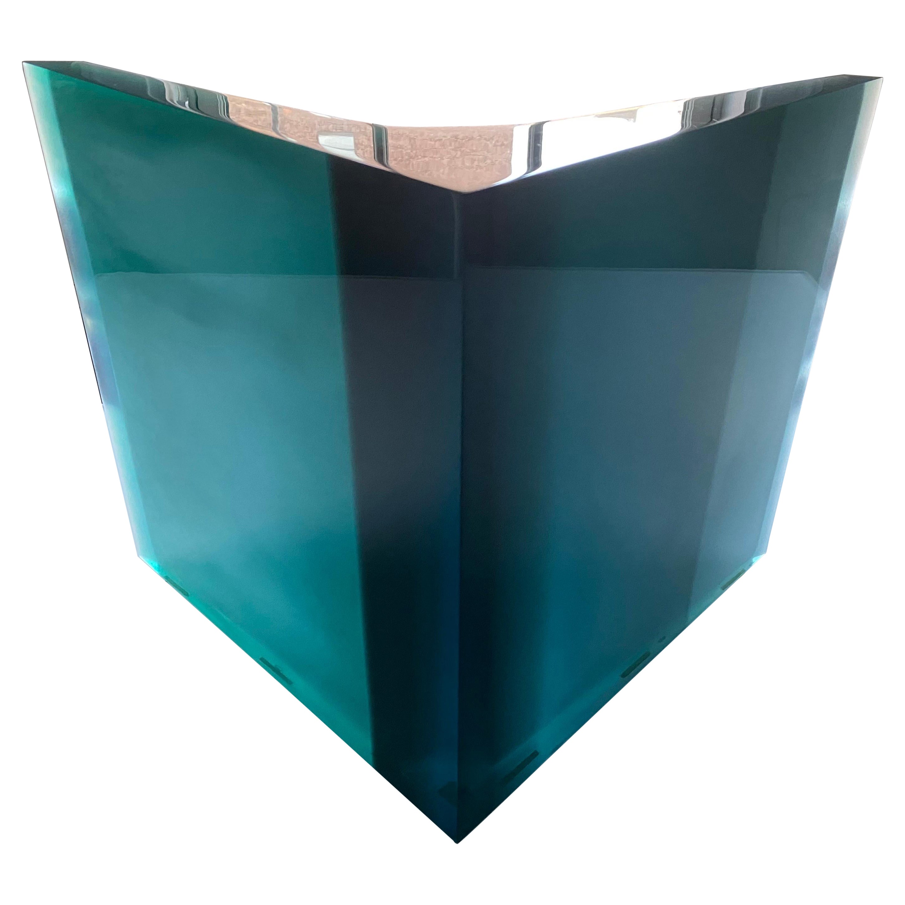 Multi-Color Prismatic Lucite Sculpture by Dennis Byng Dated 1969 at 1stDibs