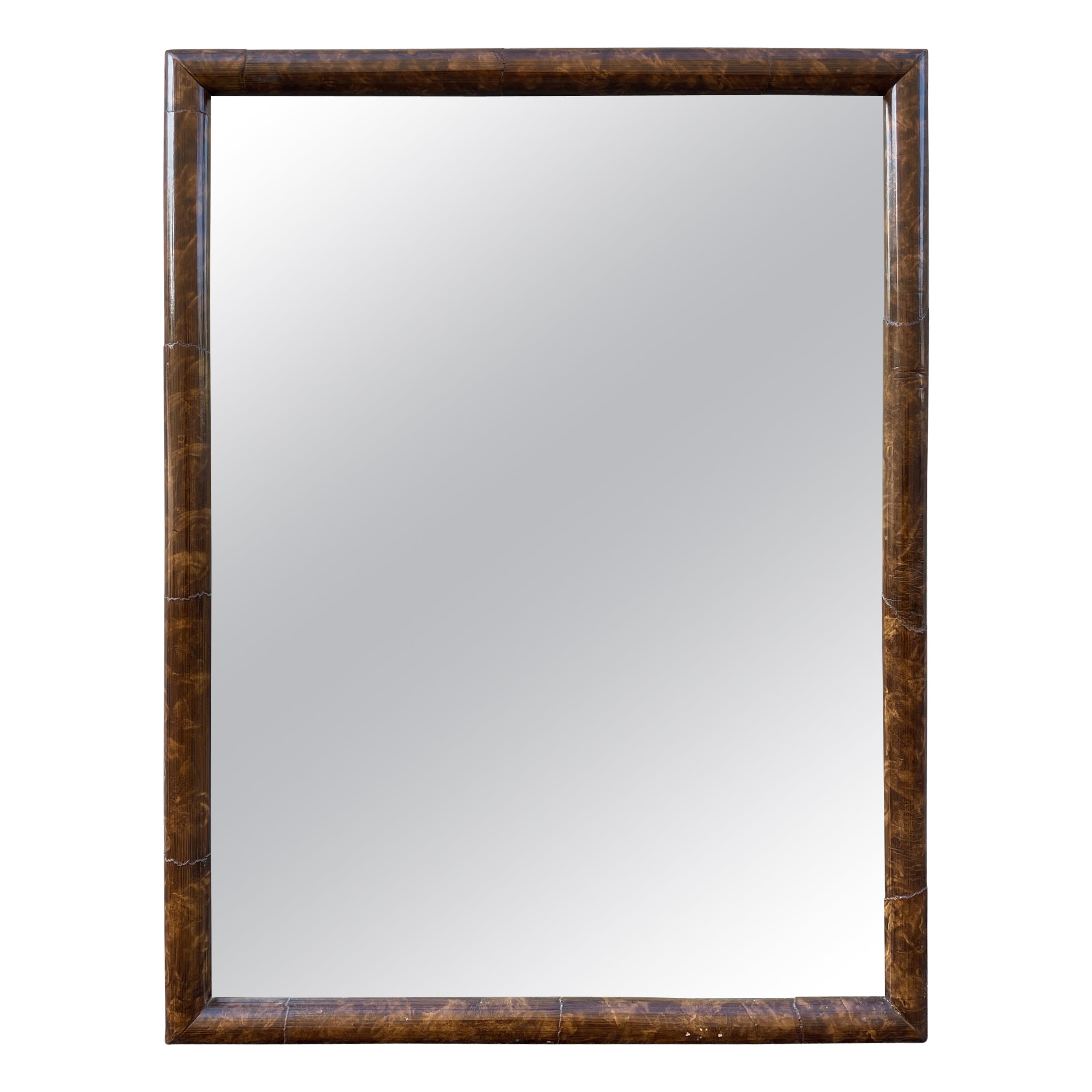 LaBarge Palladian Arch Top Mirror In Faux Tortoise Finish at 1stDibs