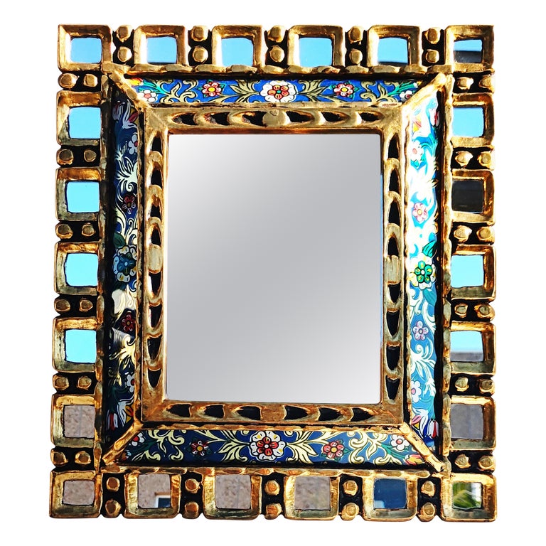 1960s Painted Mirror, Spain at 1stDibs