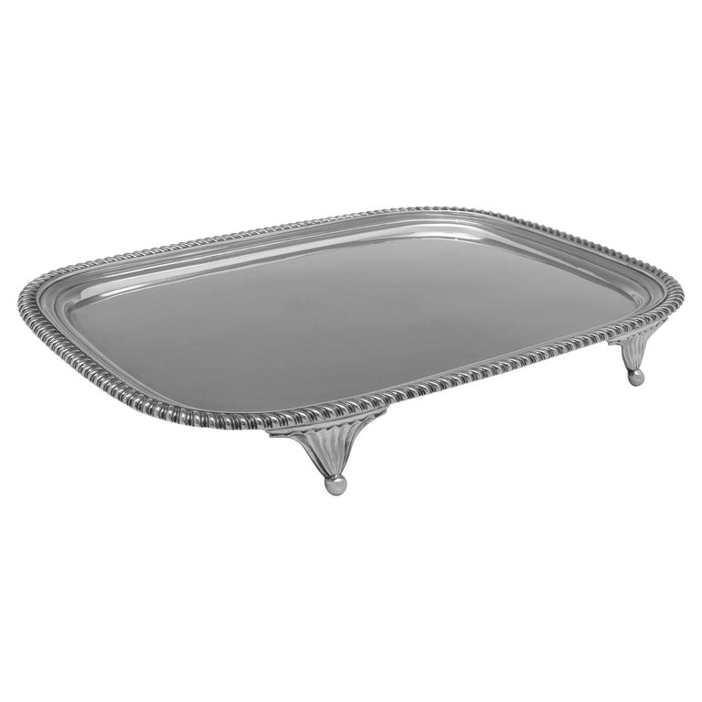 Regency Period English Antique Sterling Silver Salver, London 1812 at ...