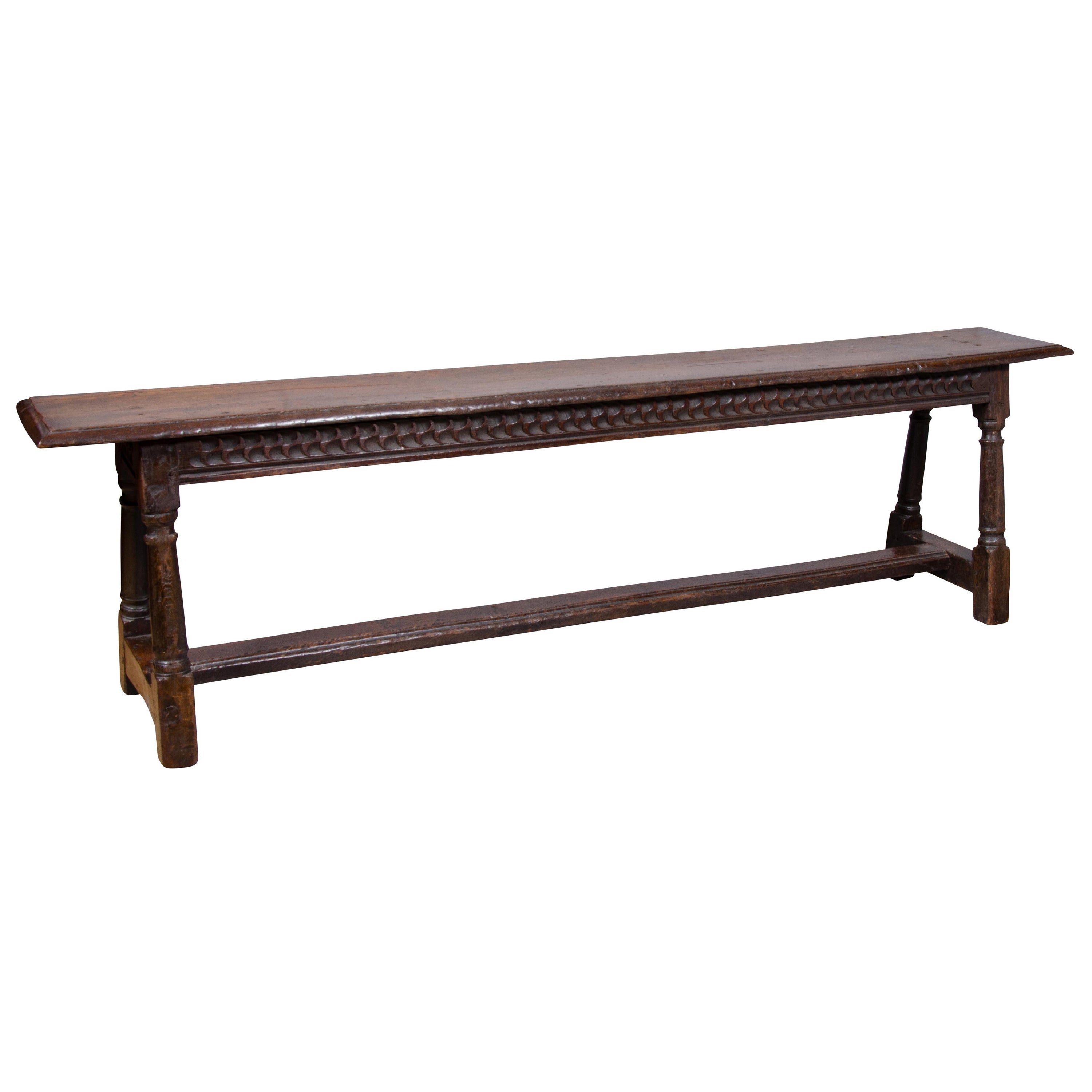 Jacobean Style Oak Settle For Sale at 1stDibs
