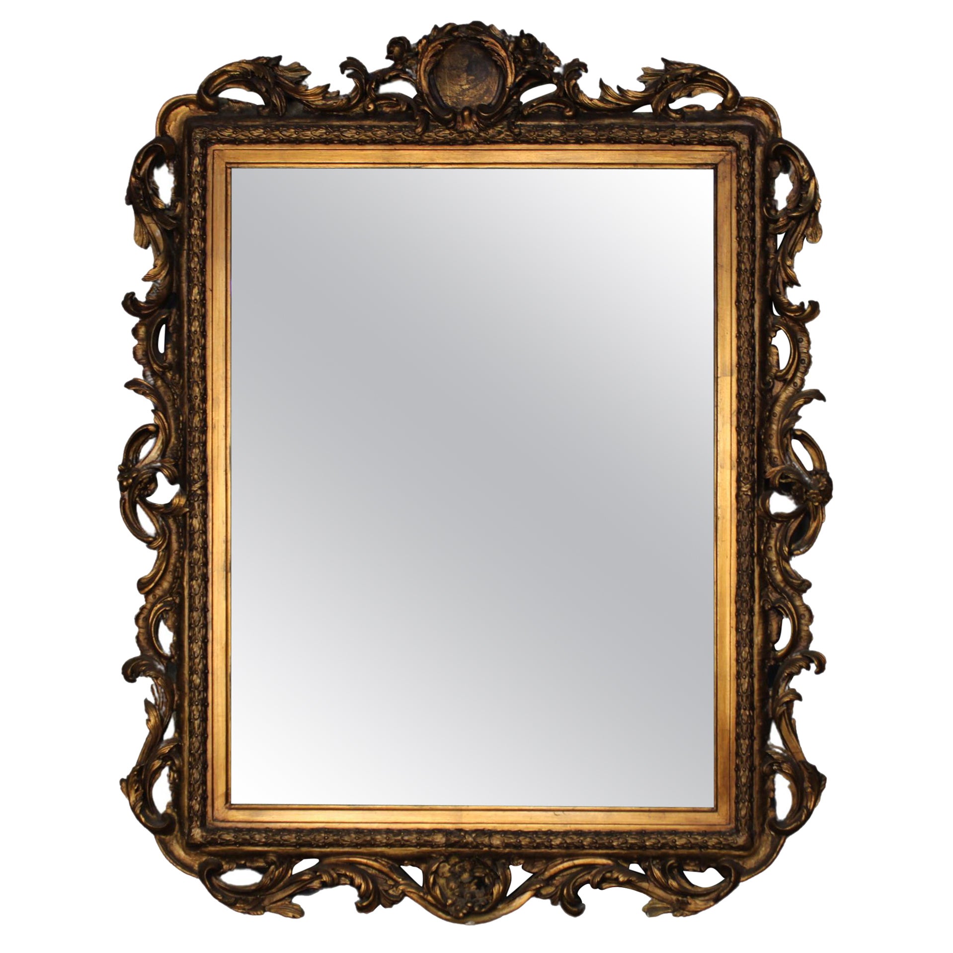 Large Laurel Wreath Carved Frame, Italy, Early 19th Century For Sale at ...