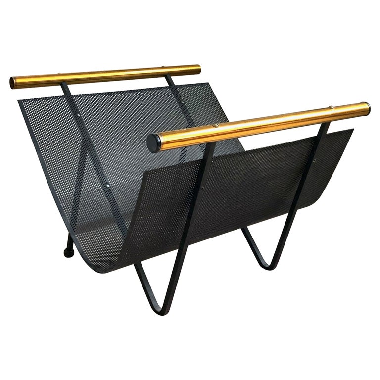 Mid Century Log Holder by Gene Tepper For Sale at 1stDibs