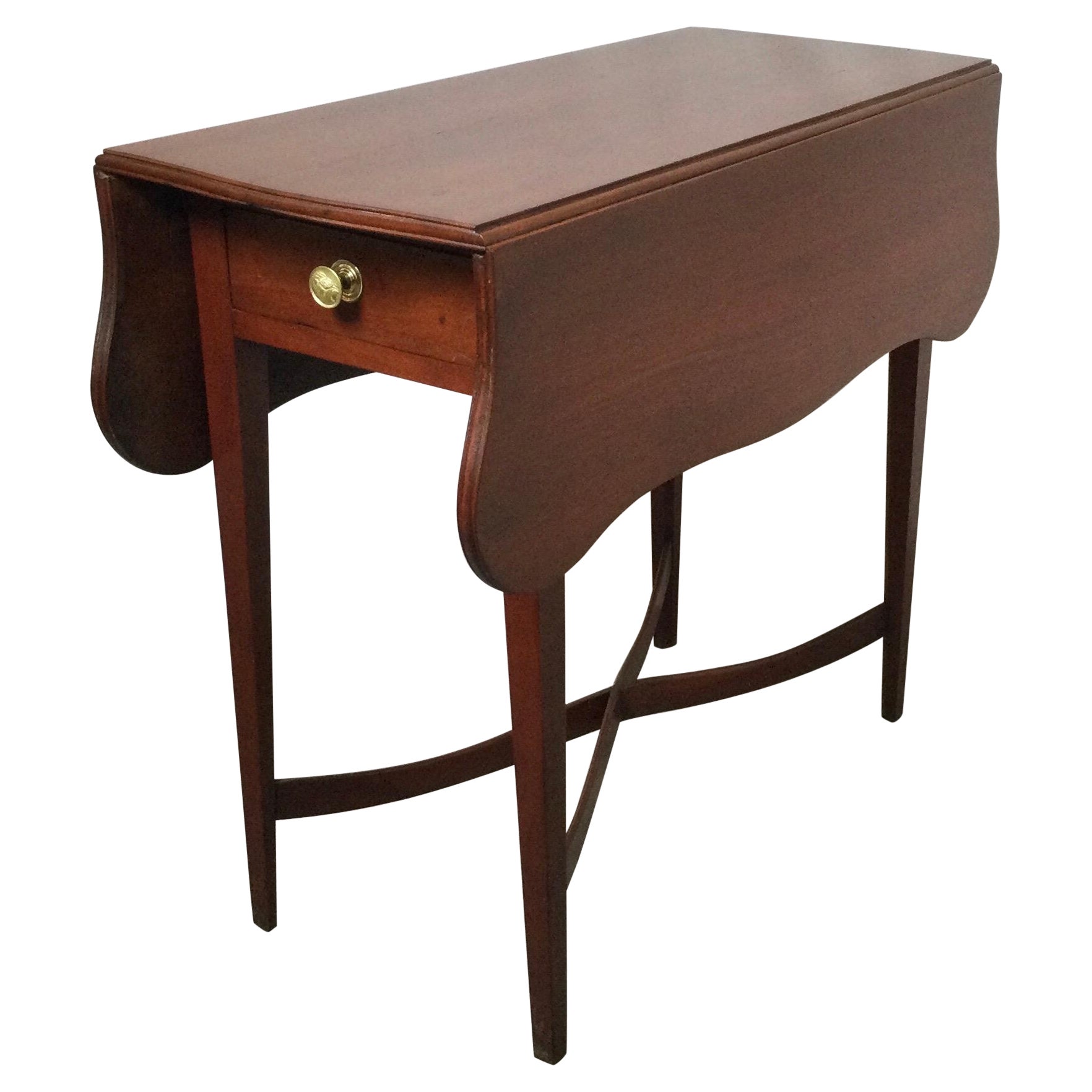 1820's Cherry Pembroke Table For Sale at 1stDibs