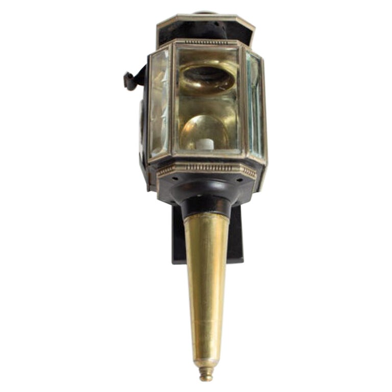 Early 20th Century Single Carriage Light For Sale at 1stDibs