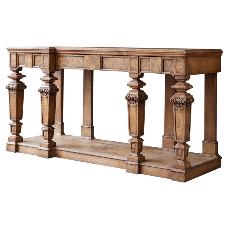 19th Century Breakfront Serving Table at 1stDibs