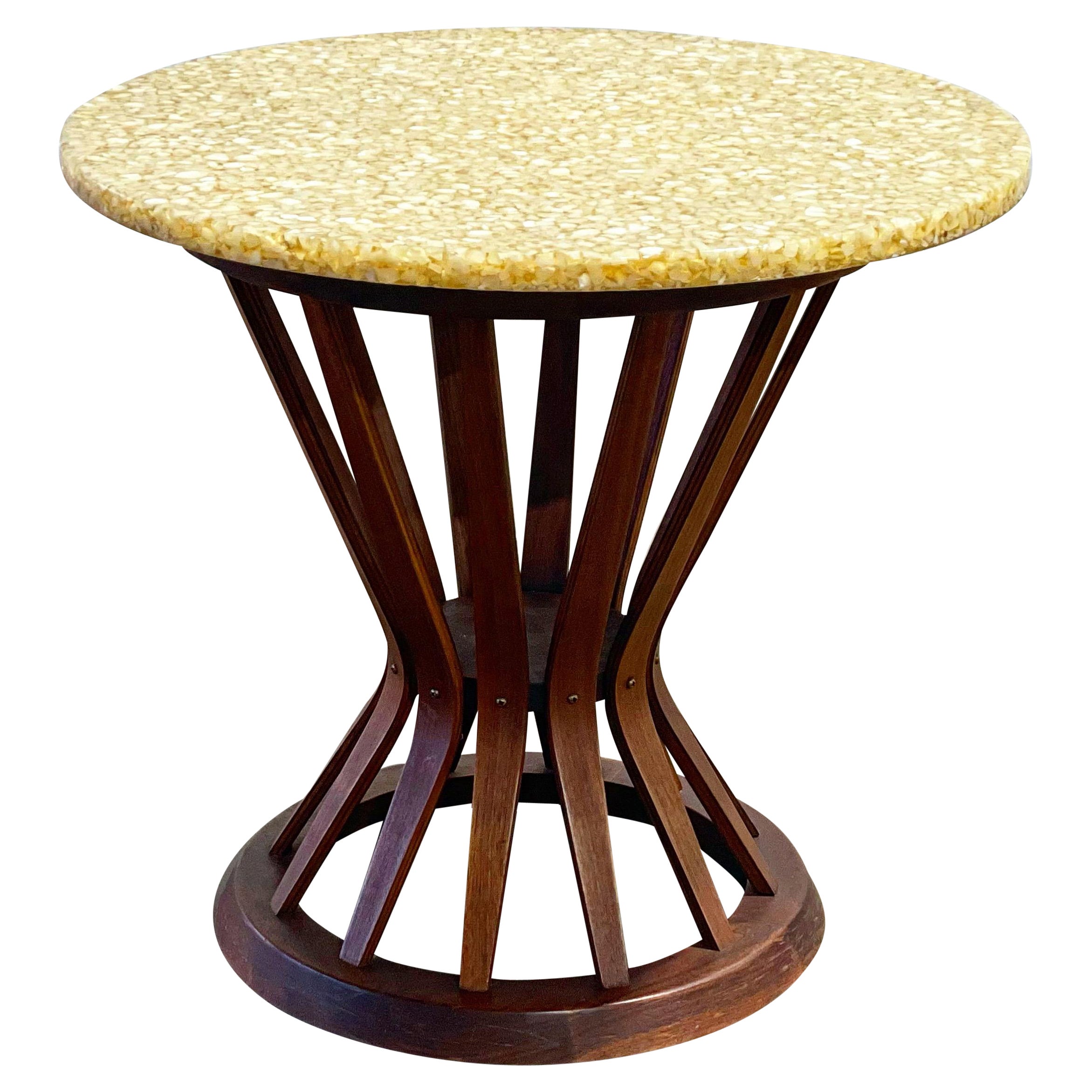 "Sheath of Wheat" Side Table by Dunbar at 1stDibs