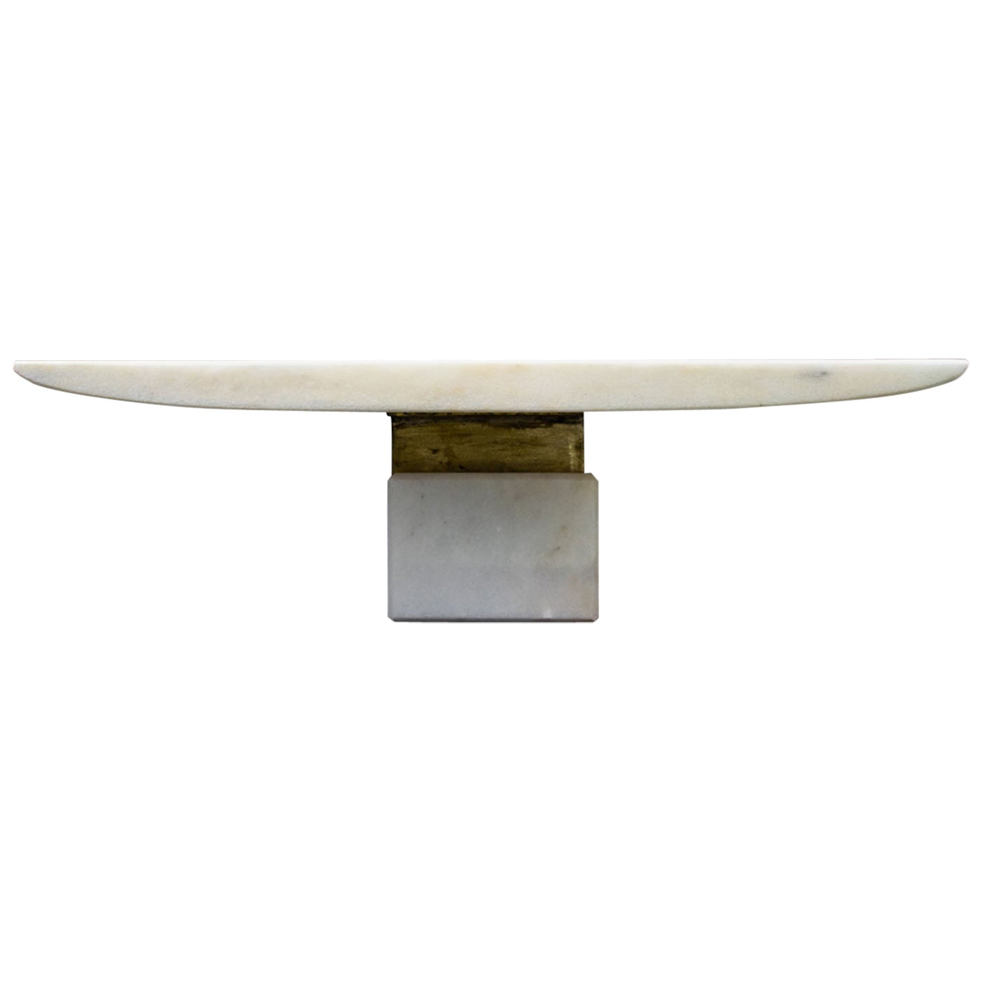 21st Century, Minimalist, European Serve Ware, White Greek Marble For ...