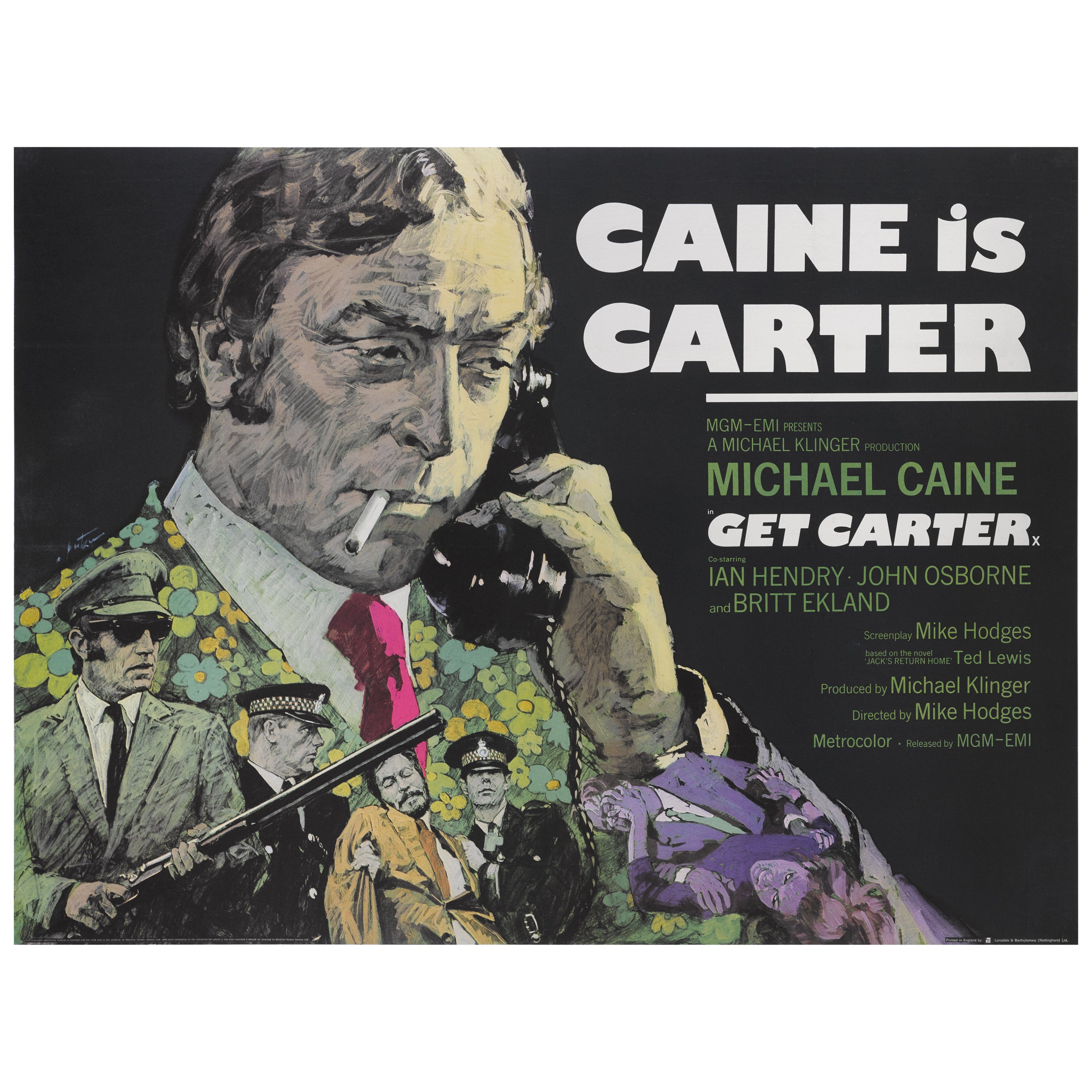 'Get Carter' Poster For Sale at 1stDibs