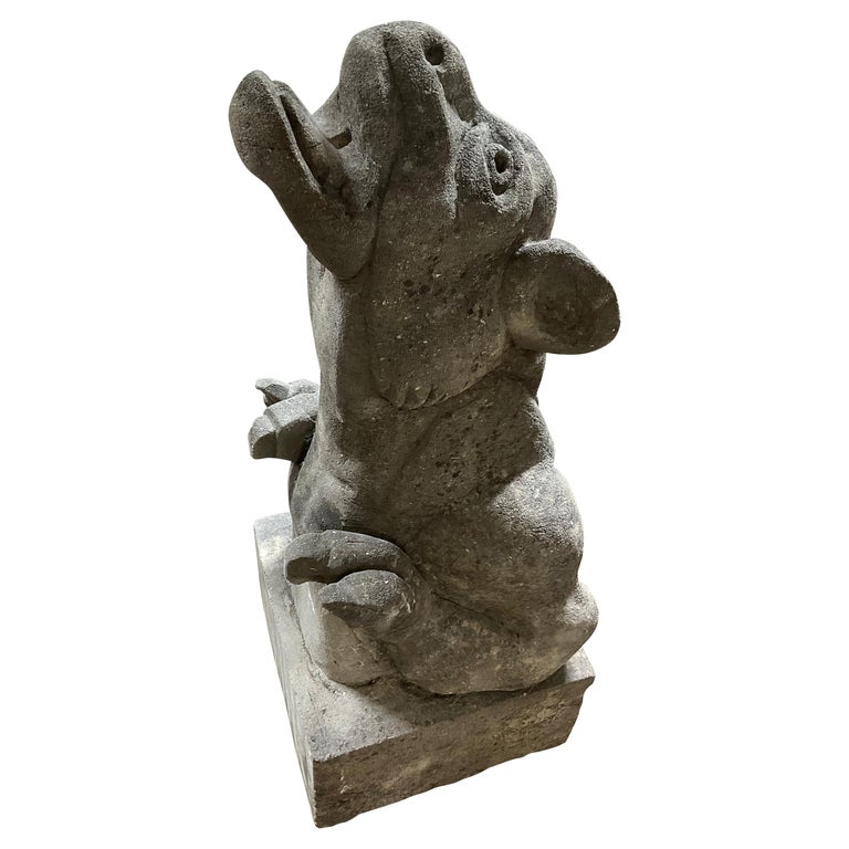 French Limestone Gargoyle For Sale at 1stDibs