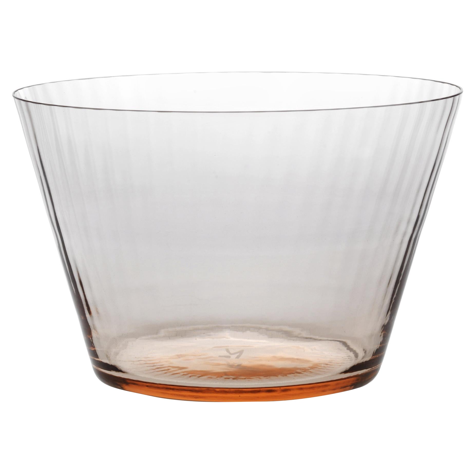 Coppa, Bowl Handcrafted Muranese Glass, Lead Twisted MUN by VG For Sale ...