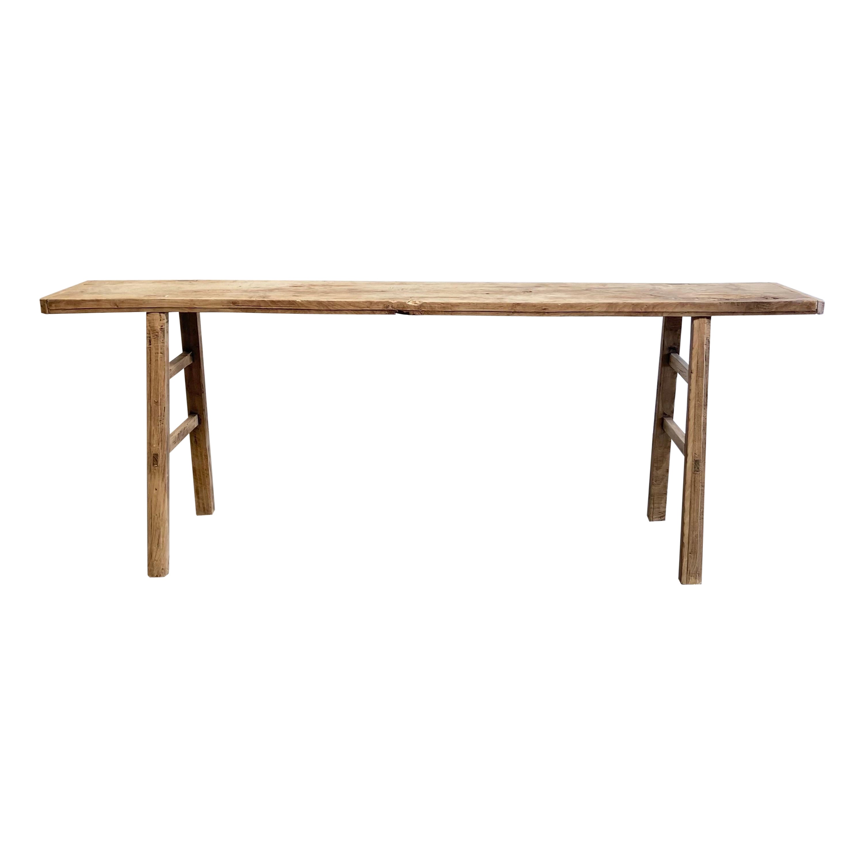 Vintage St. John Company Wood Console For Sale at 1stDibs