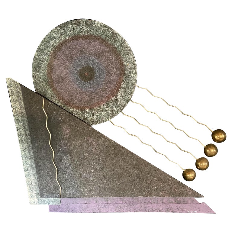 Large Wall Sculpture by Curtis Jere Signed and Dated For Sale at ...