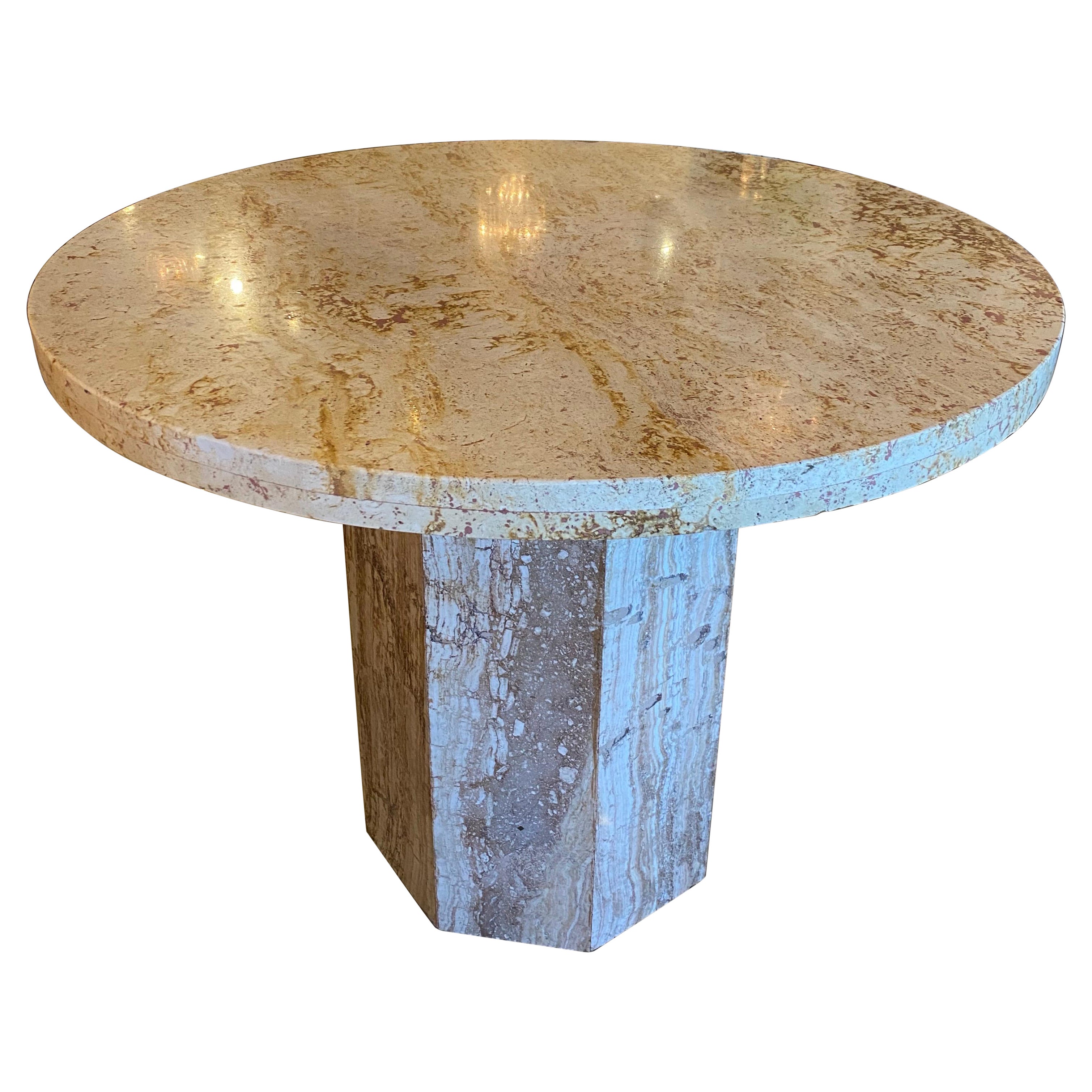 Vintage Marble Bistro Table, France, circa 1930 at 1stDibs