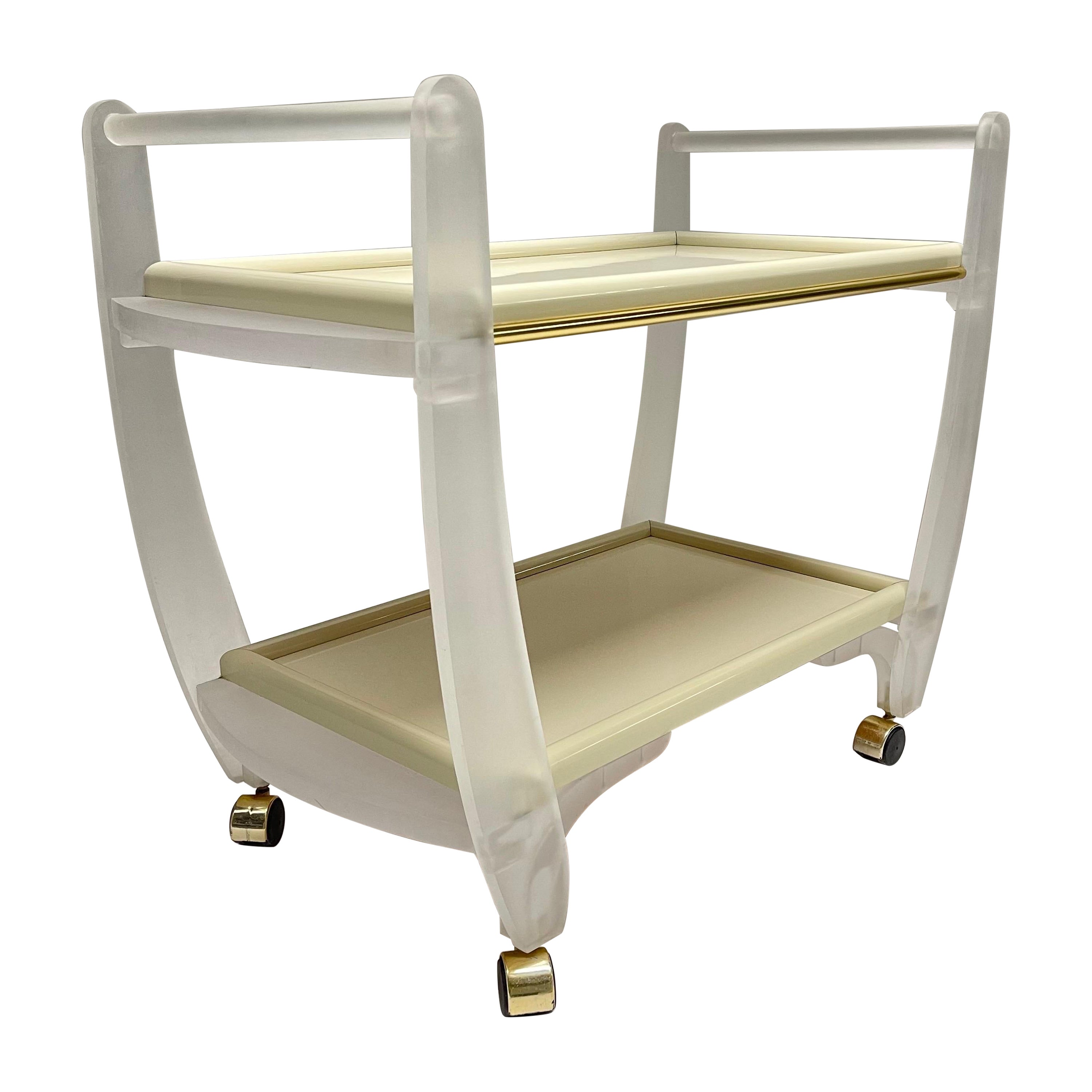 Art Deco Bentwood Circular Savoy Trolley Bar Cart at 1stDibs