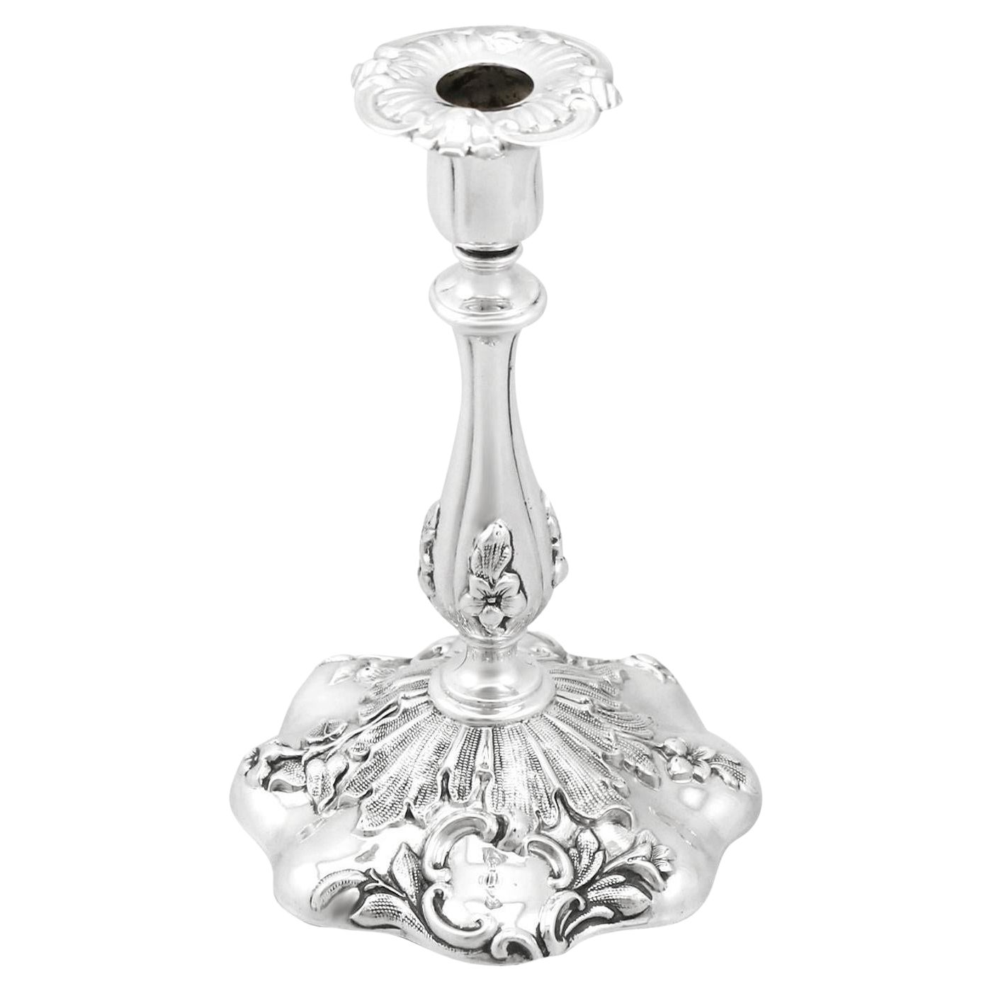 Colonial Style Pewter Taper Candlesticks, Pair For Sale at 1stDibs ...