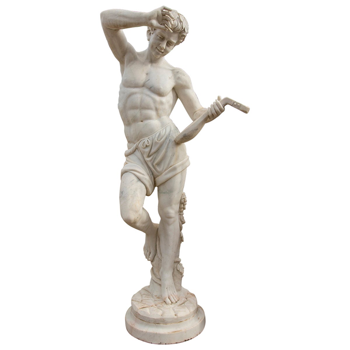 Carrara Marble Sculpture by Hanna Eshel For Sale at 1stDibs