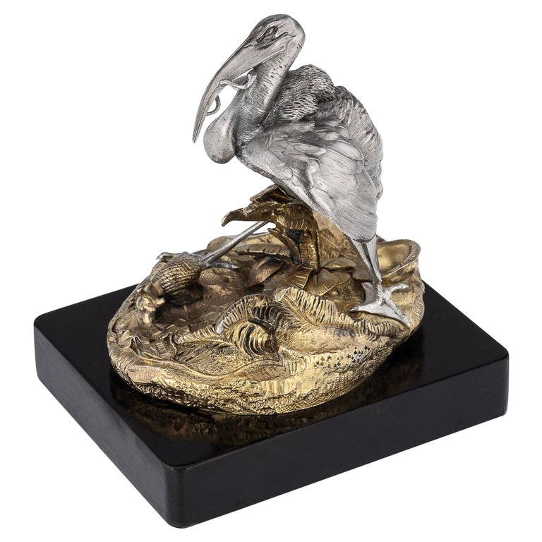 19th Century Victorian Solid Silver-Gilt Paperweight, Jean-Valentin ...