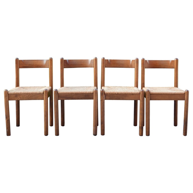 Mid Century Italy Dining 60er Chair Carimate Style Set of 4 For Sale at ...