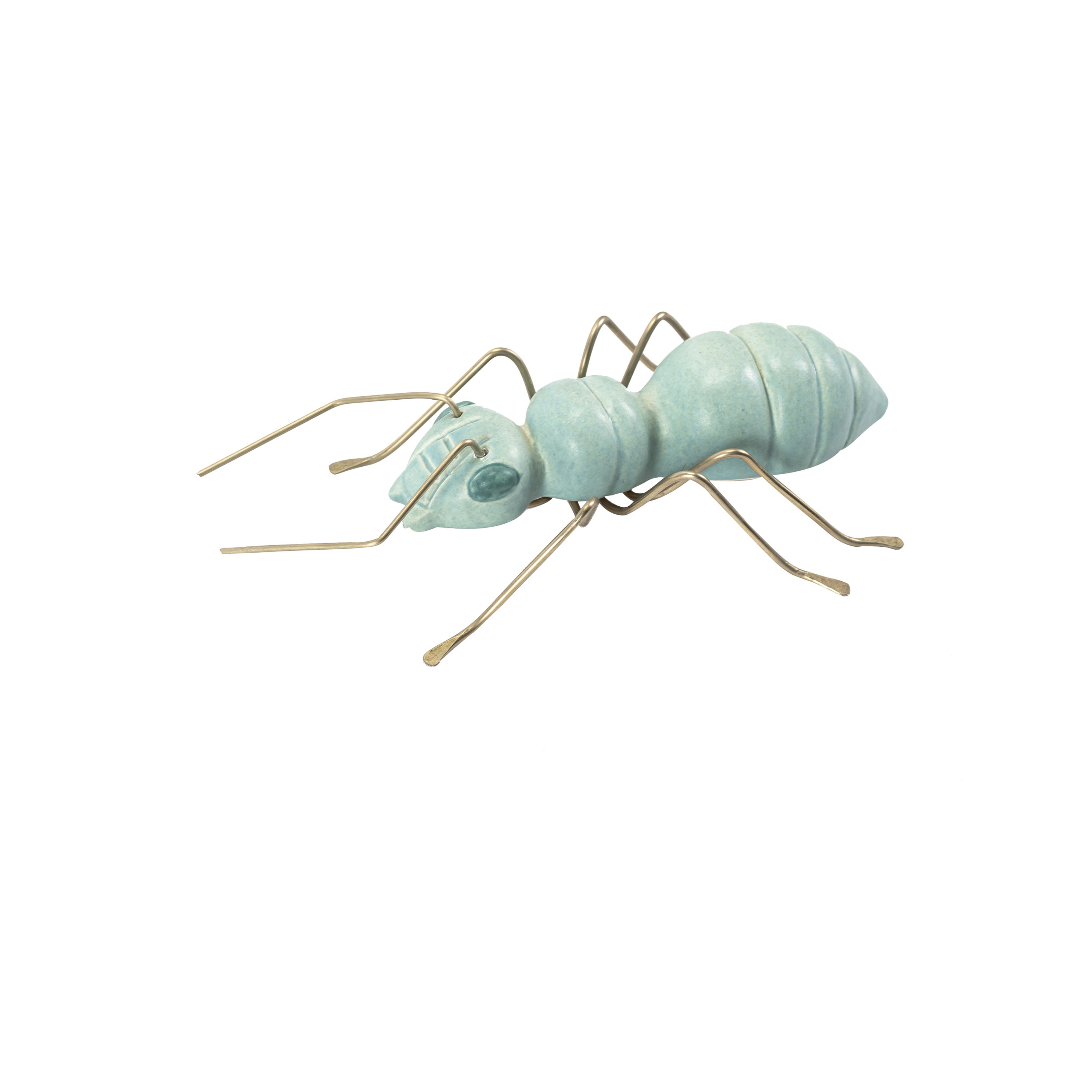 Ceramic Ant and White Metal by Estudio Guerrero For Sale at 1stDibs