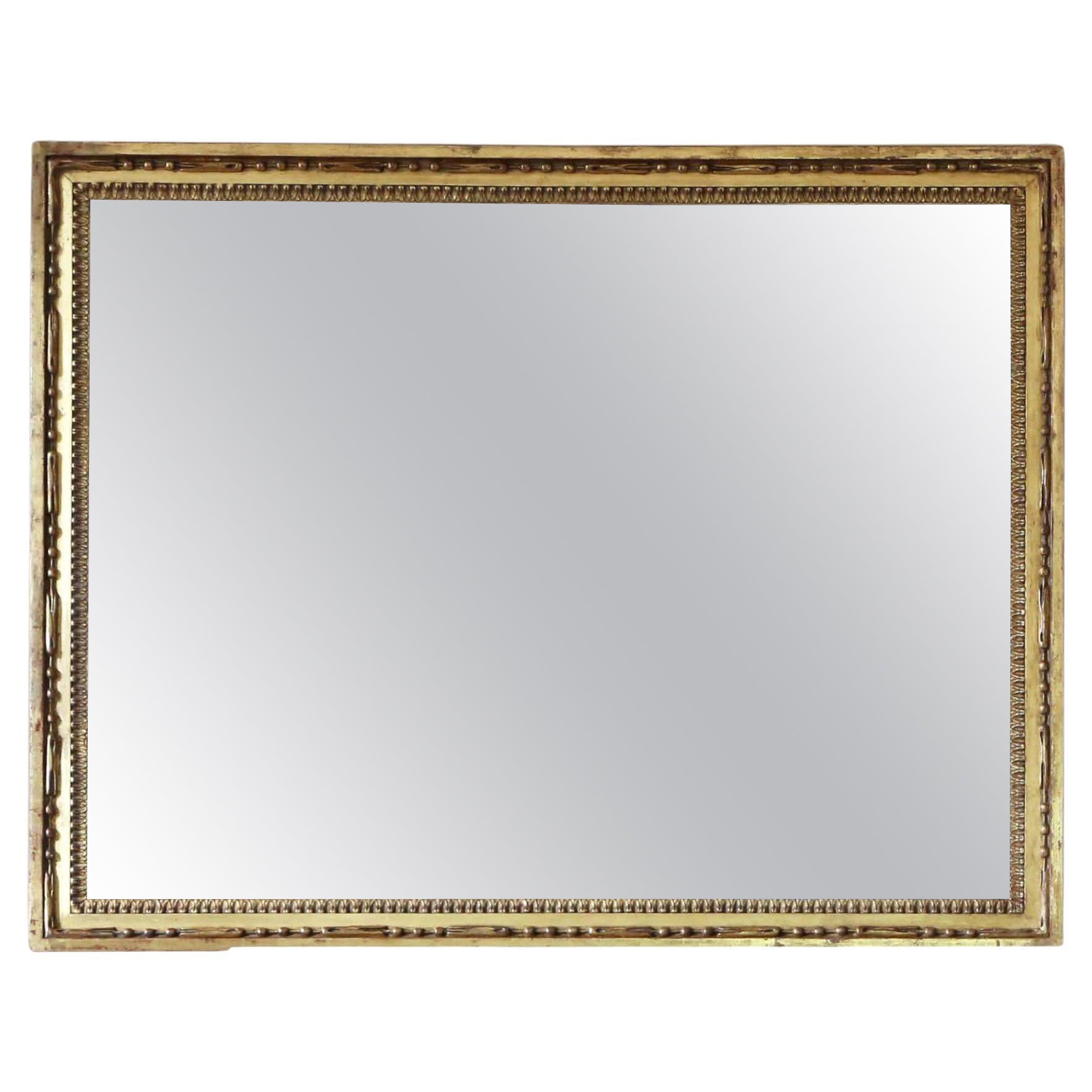 Large Federal Style Gilt Mirror For Sale at 1stDibs